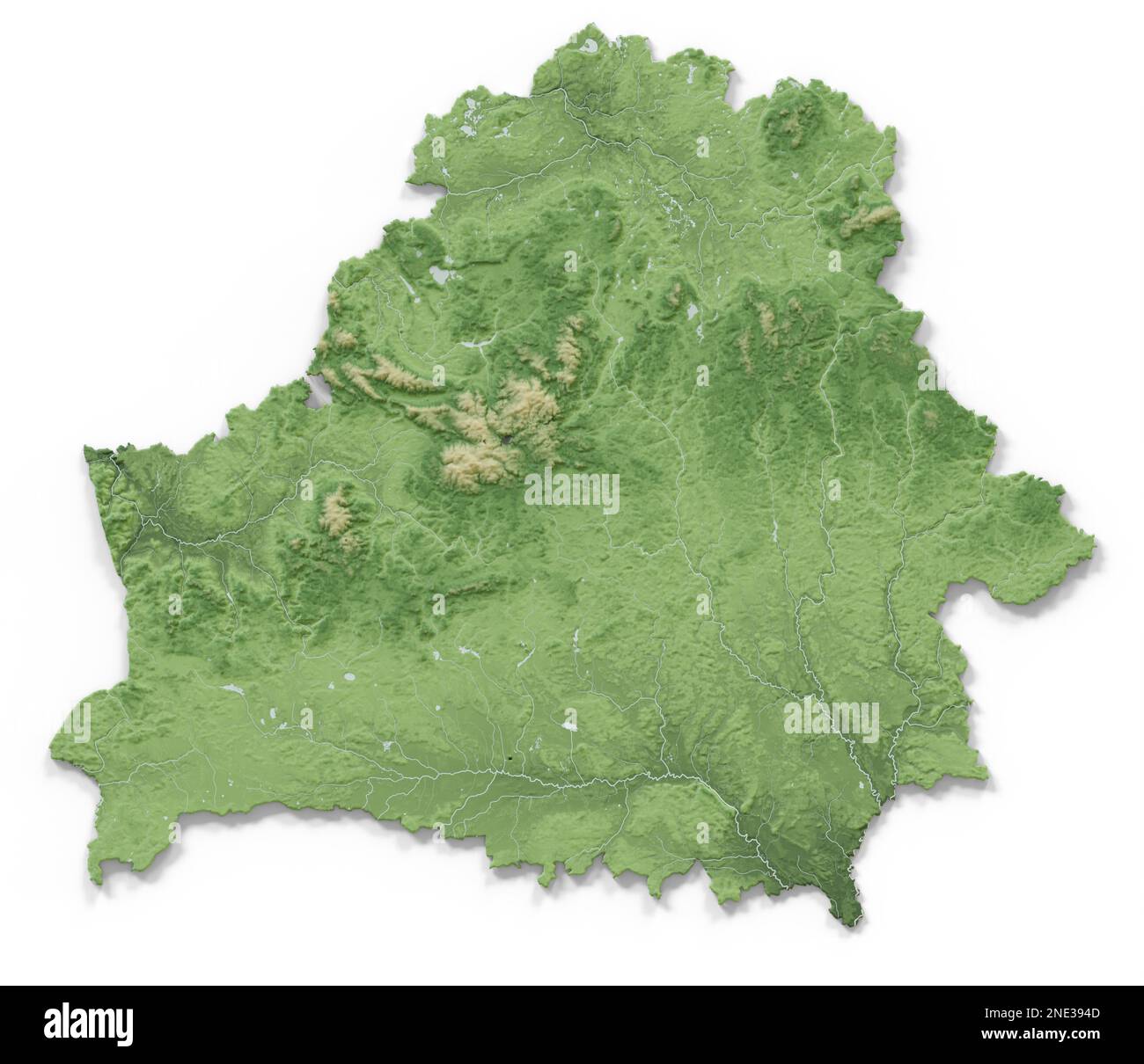 Mappa di bielorussia immagini e fotografie stock ad alta risoluzione ...