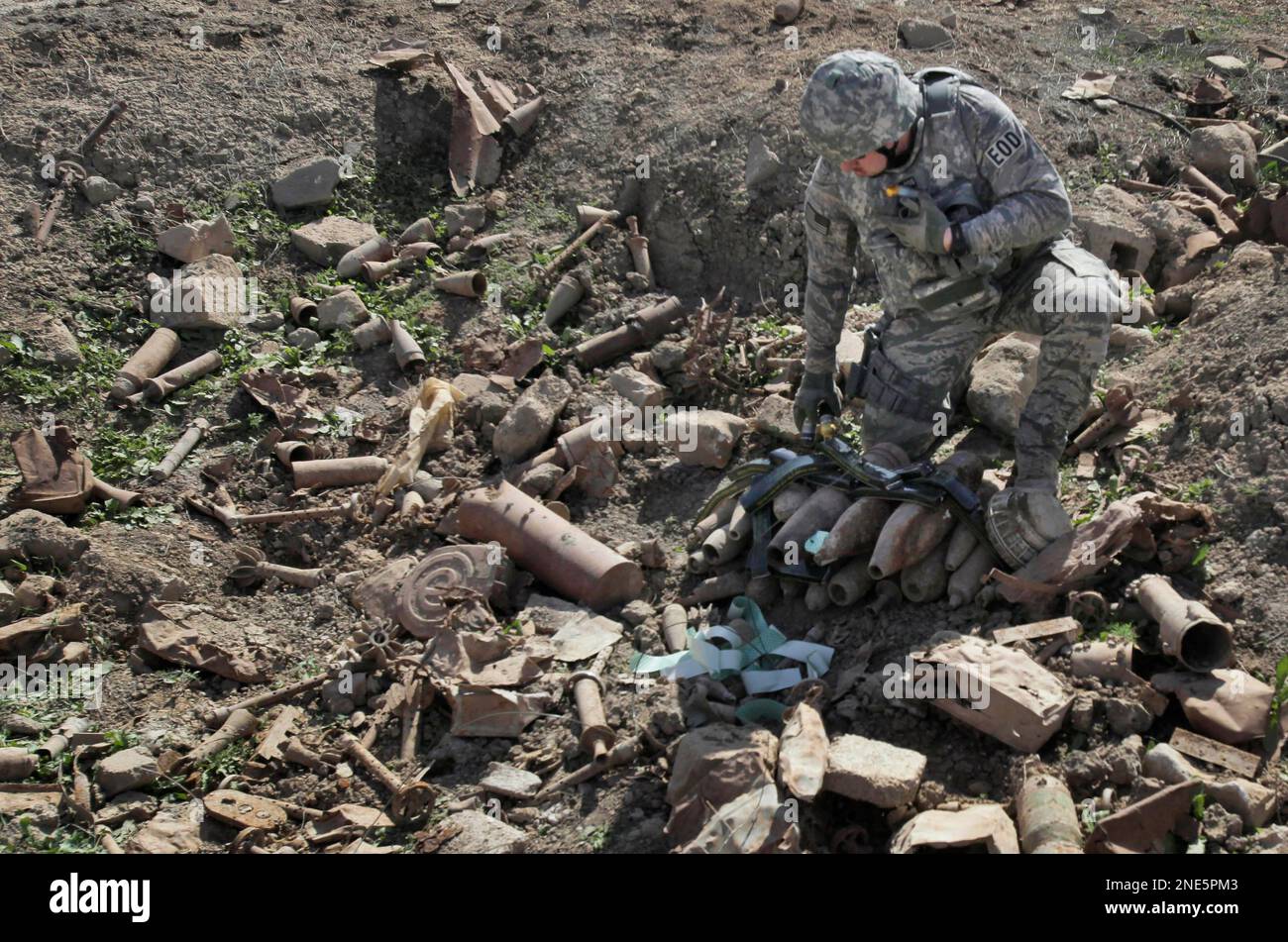 In this Feb. 27, 2010 photo, Senior Airman Bryan Bell, 22, Erie, Pa ...