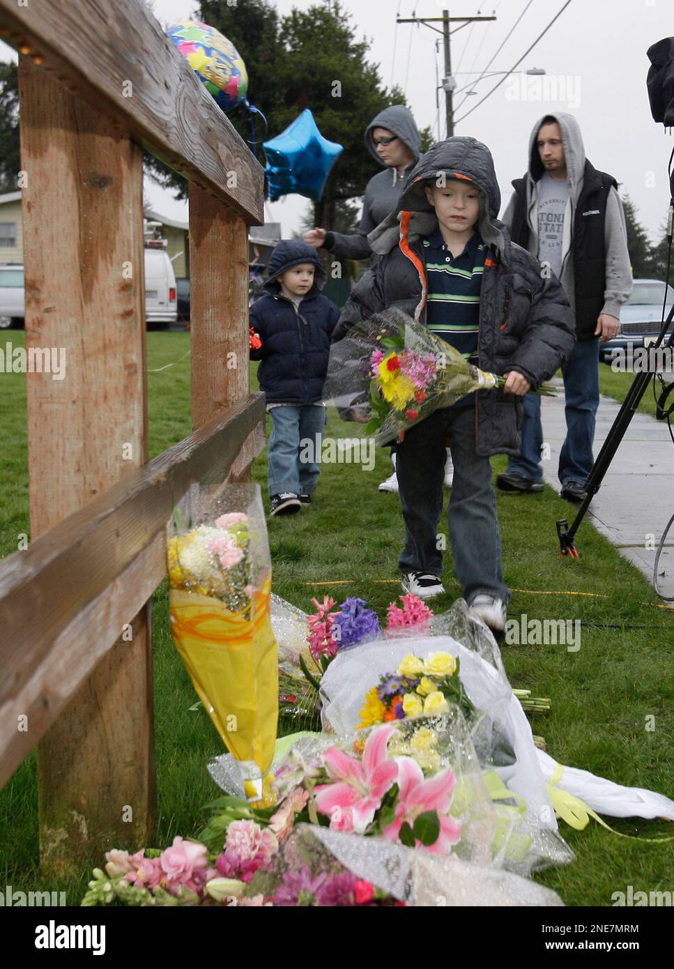 Kaleb Rogers, 7, a student at Birney Elementary School in Tacoma, Wash ...