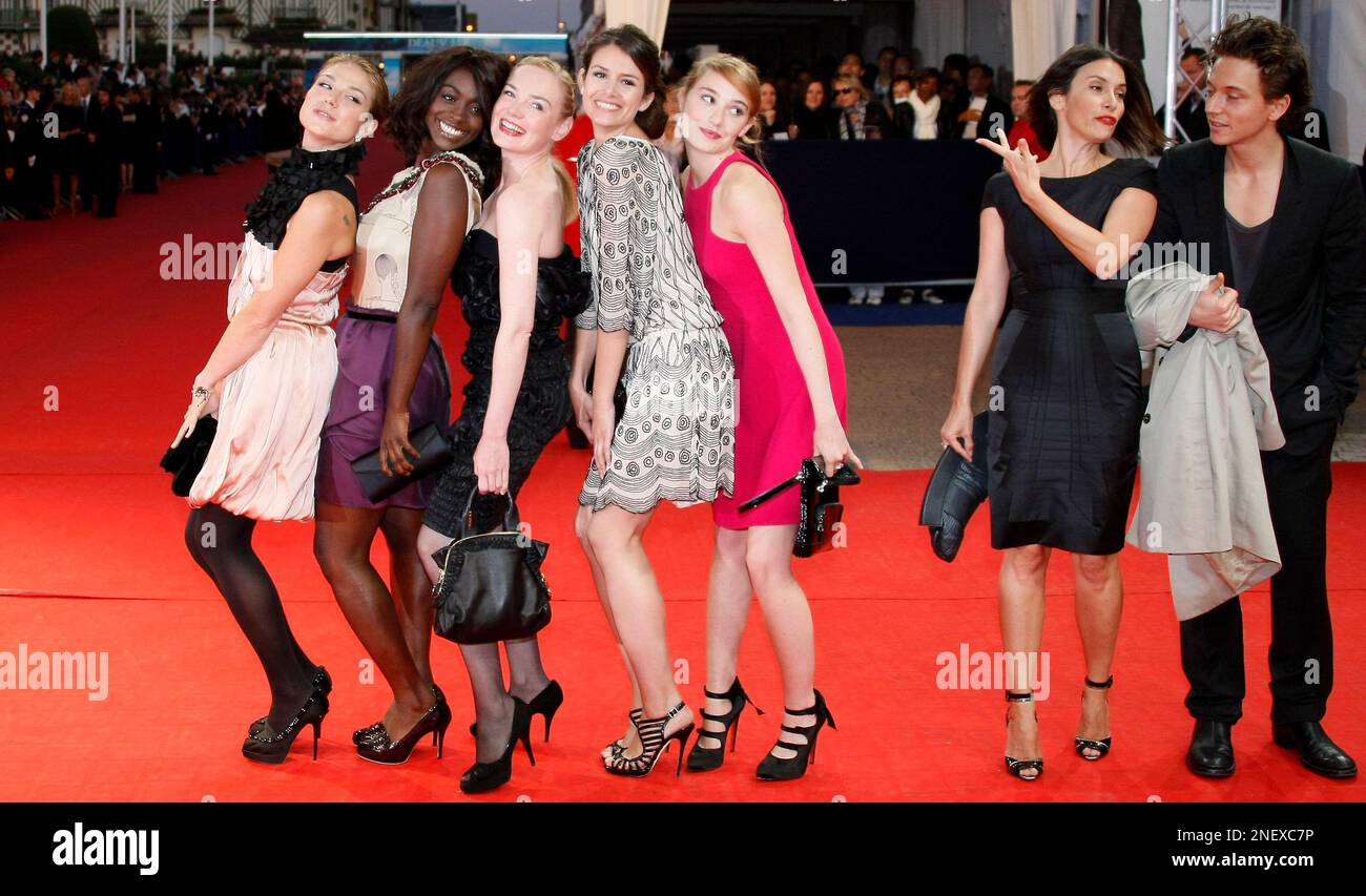 Belgian actress Emilie Dequenne, French actress Aissa Maiga, French ...