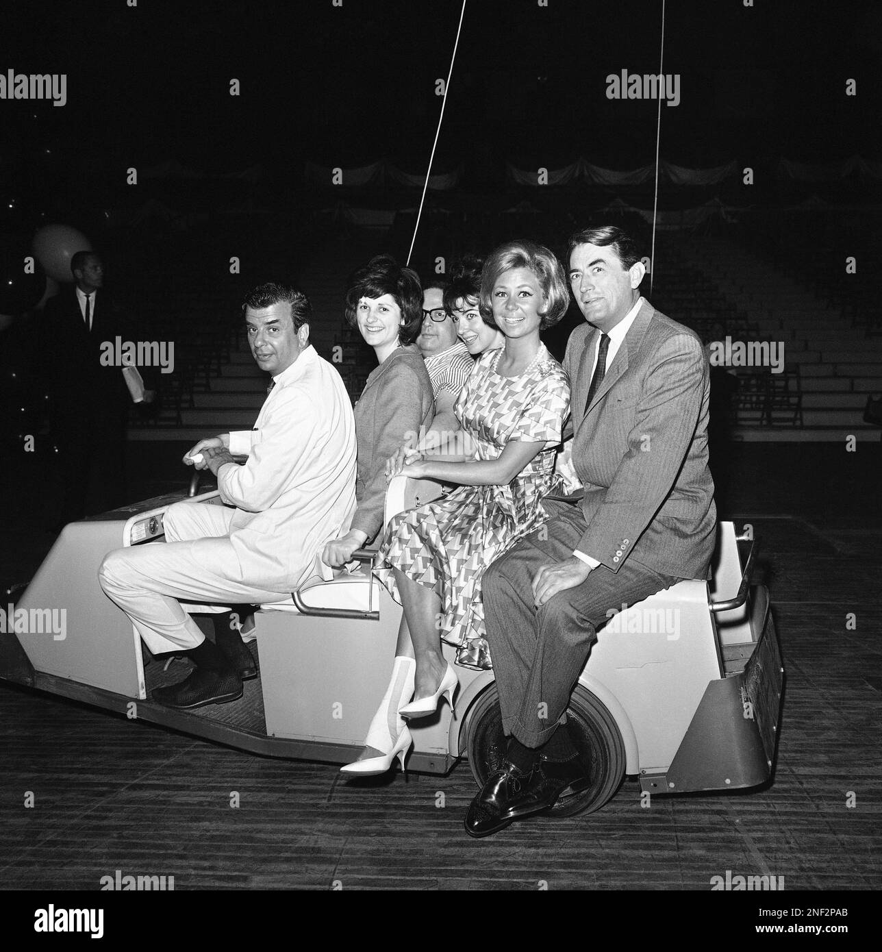 Lynda Bird Johnson, the President's 20-year-old daughter, second from ...