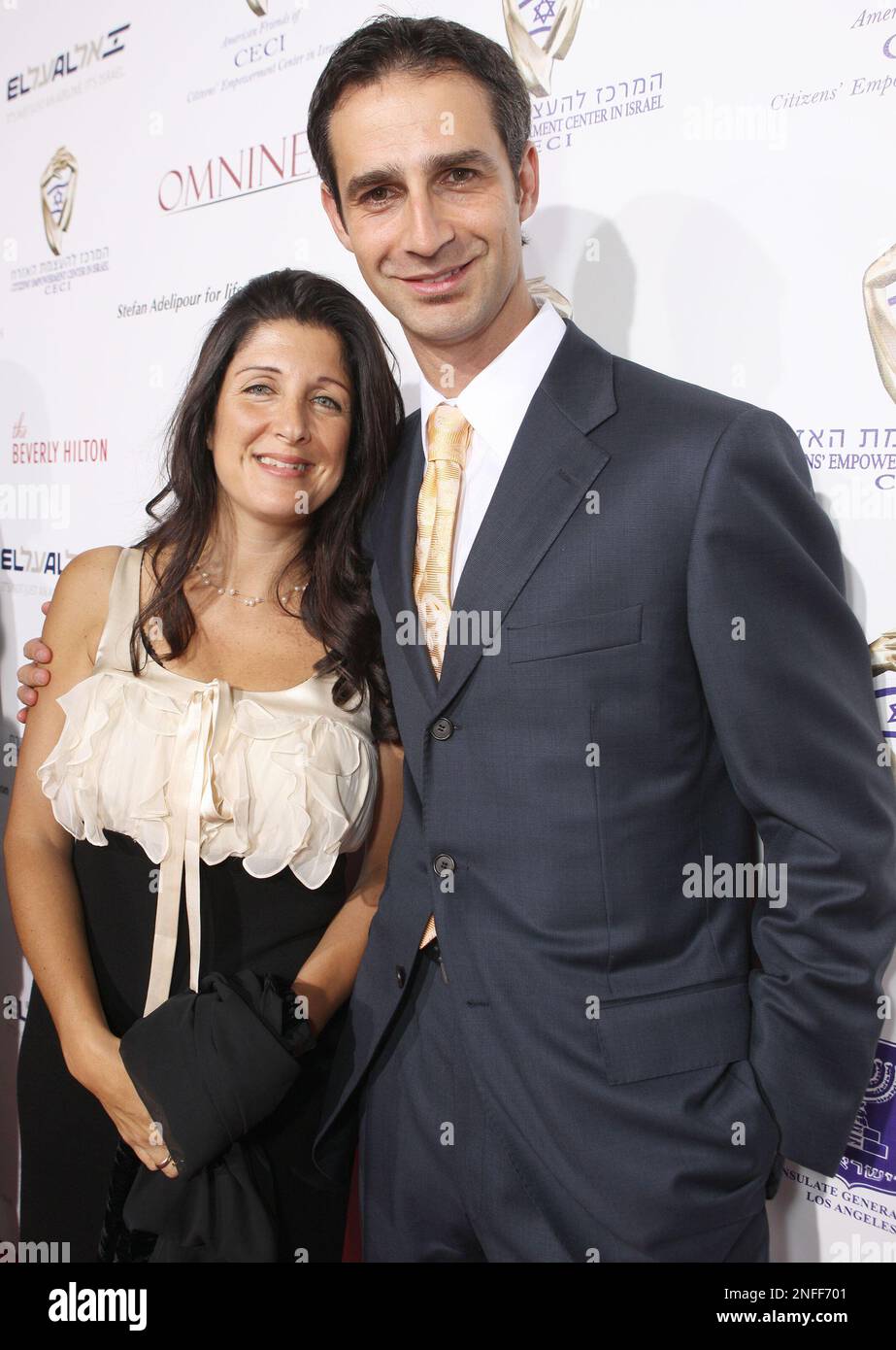 Galit Dayan, left, and Consul General of Israel in Los Angeles Jacob ...