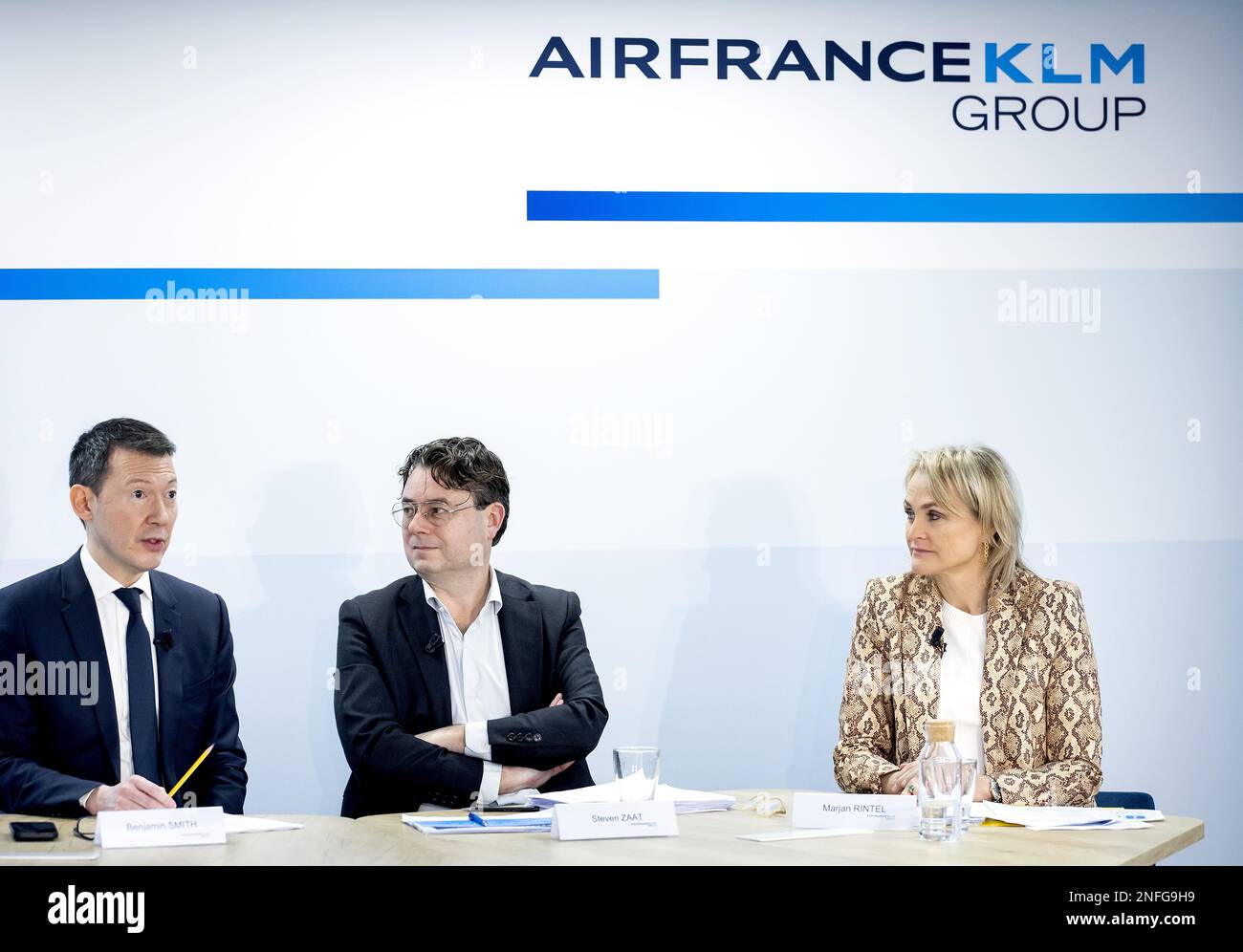 PARIGI - Benjamin Smith, CEO Air France-KLM, Steven Zaat, CFO Air ...