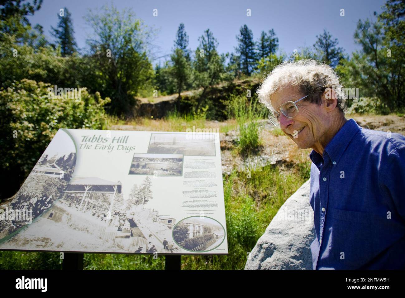 Scott Reed smiles while explaining some of the history of the ...