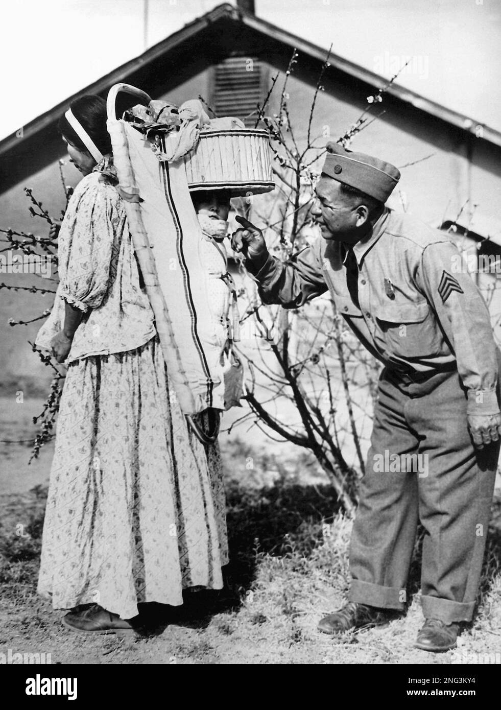 In this photo provided by the U.S. Army Signal Corp., Sgt. Sinew L ...