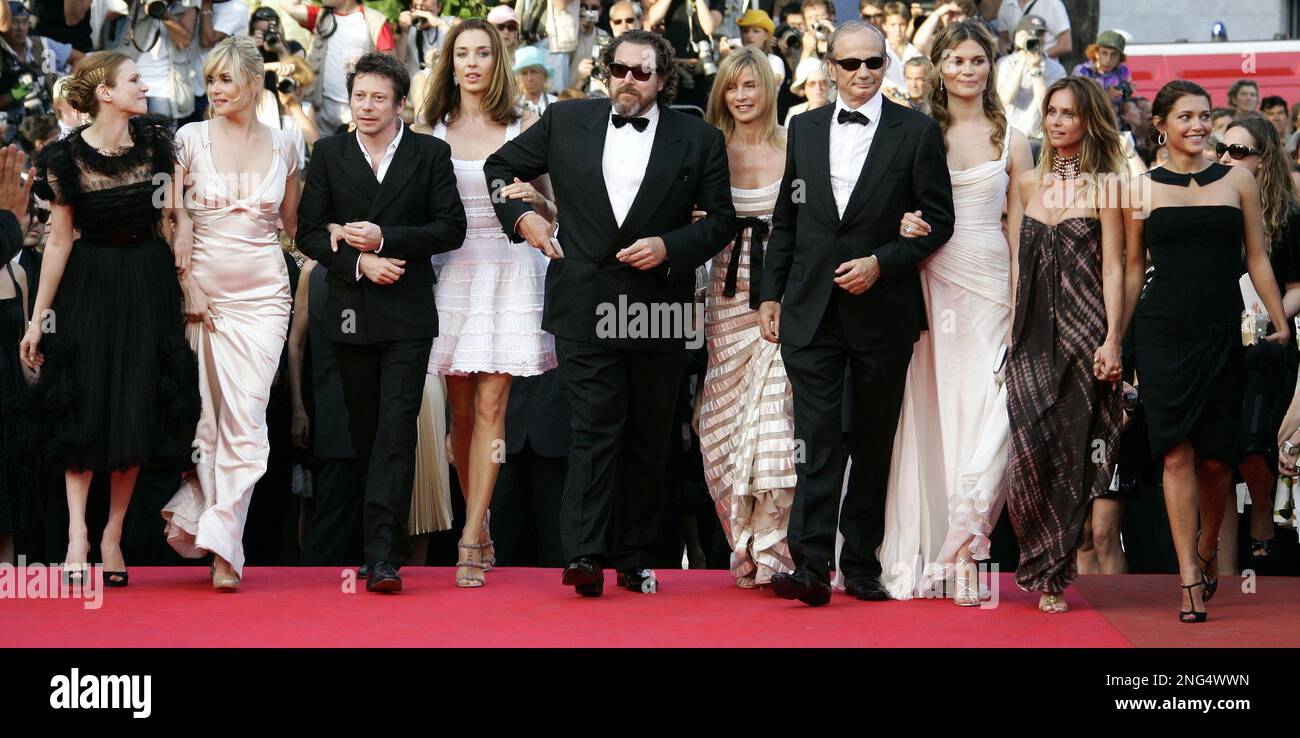 From left, Canadian actress Marie Josee Croze, French actress ...