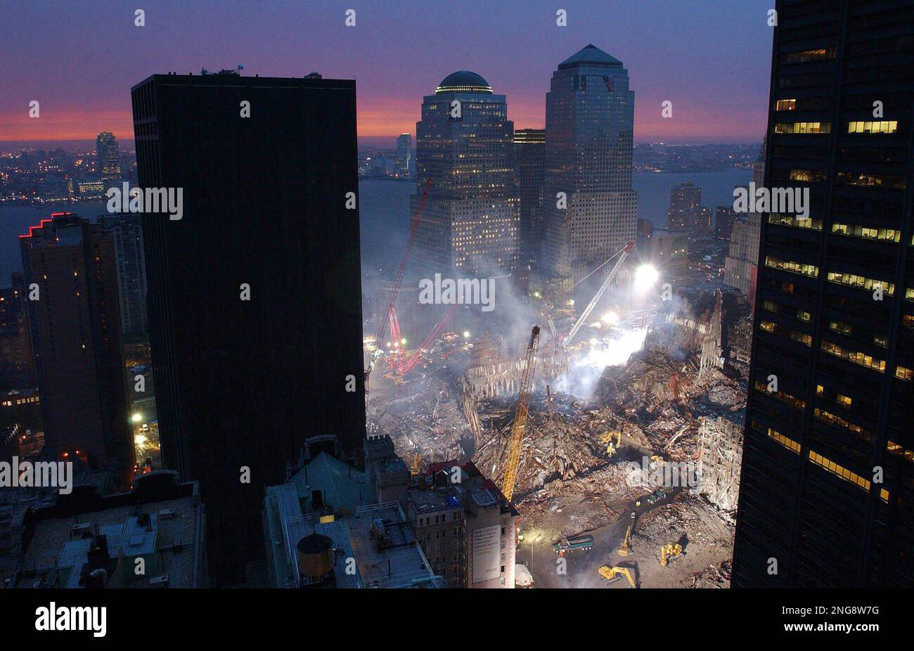 **FILE** In this Sept. 30, 2001, file photo, the World Trade Center ...