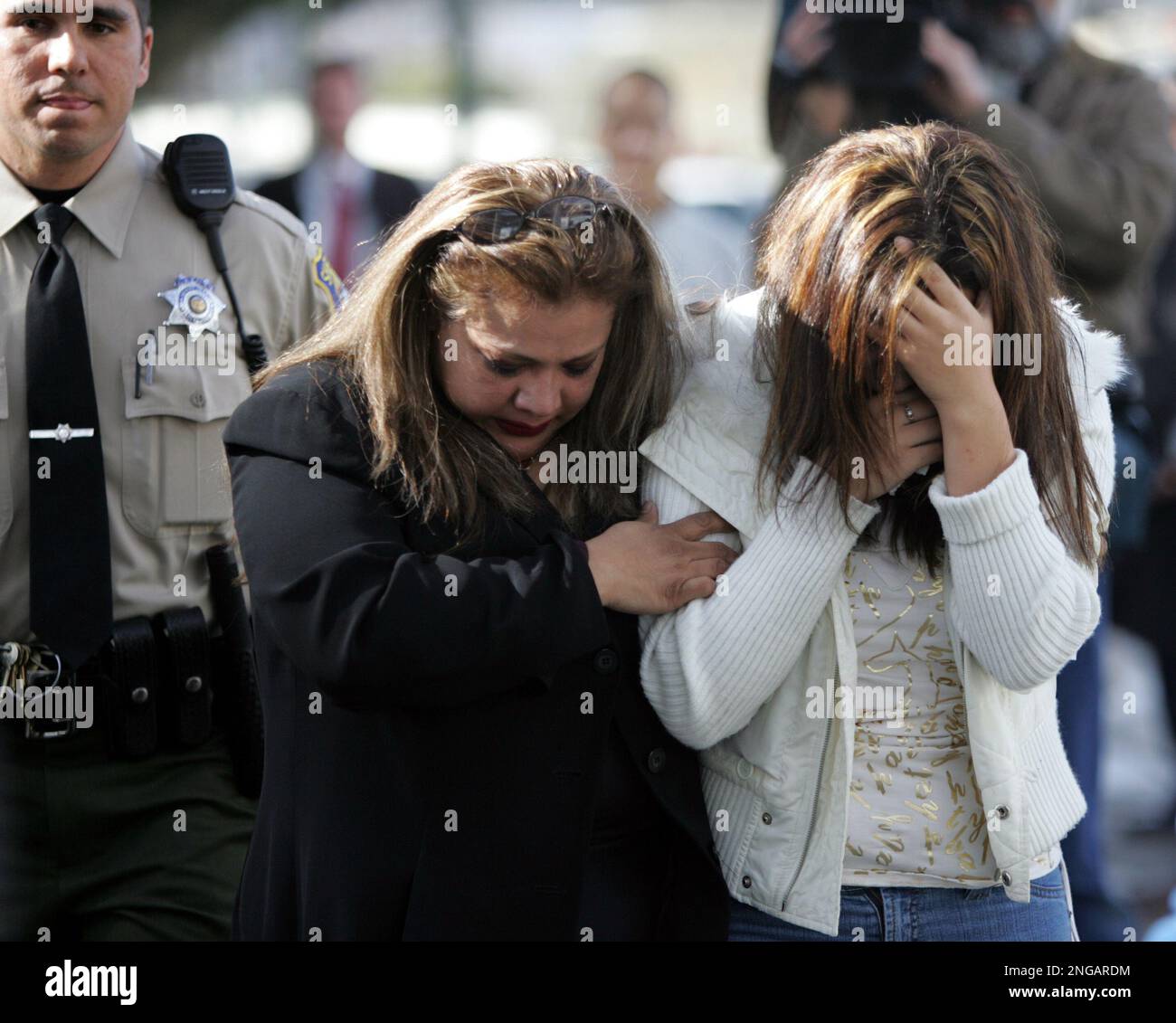 Anna Ayala's sister, Mary Ayala, left, and Anna Ayala's daughter ...