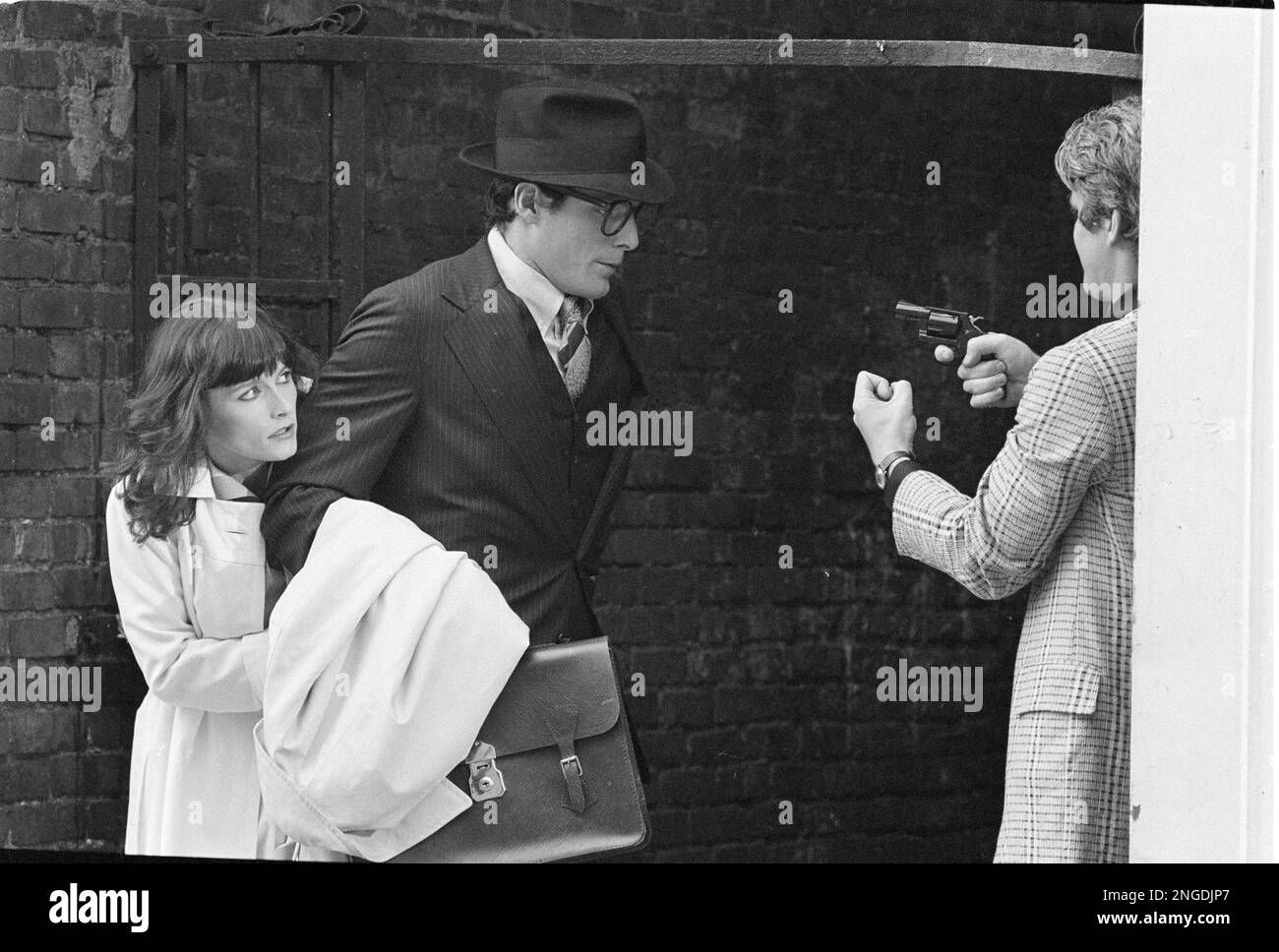 Clark Kent, aka Superman portrayed by Christopher Reeve, and Lois Lane ...