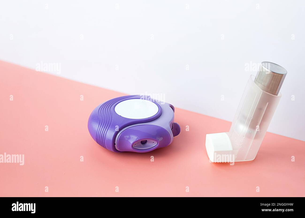 Gli inalatori di asma prevengono l'attacco di asma. Aerosol per ...