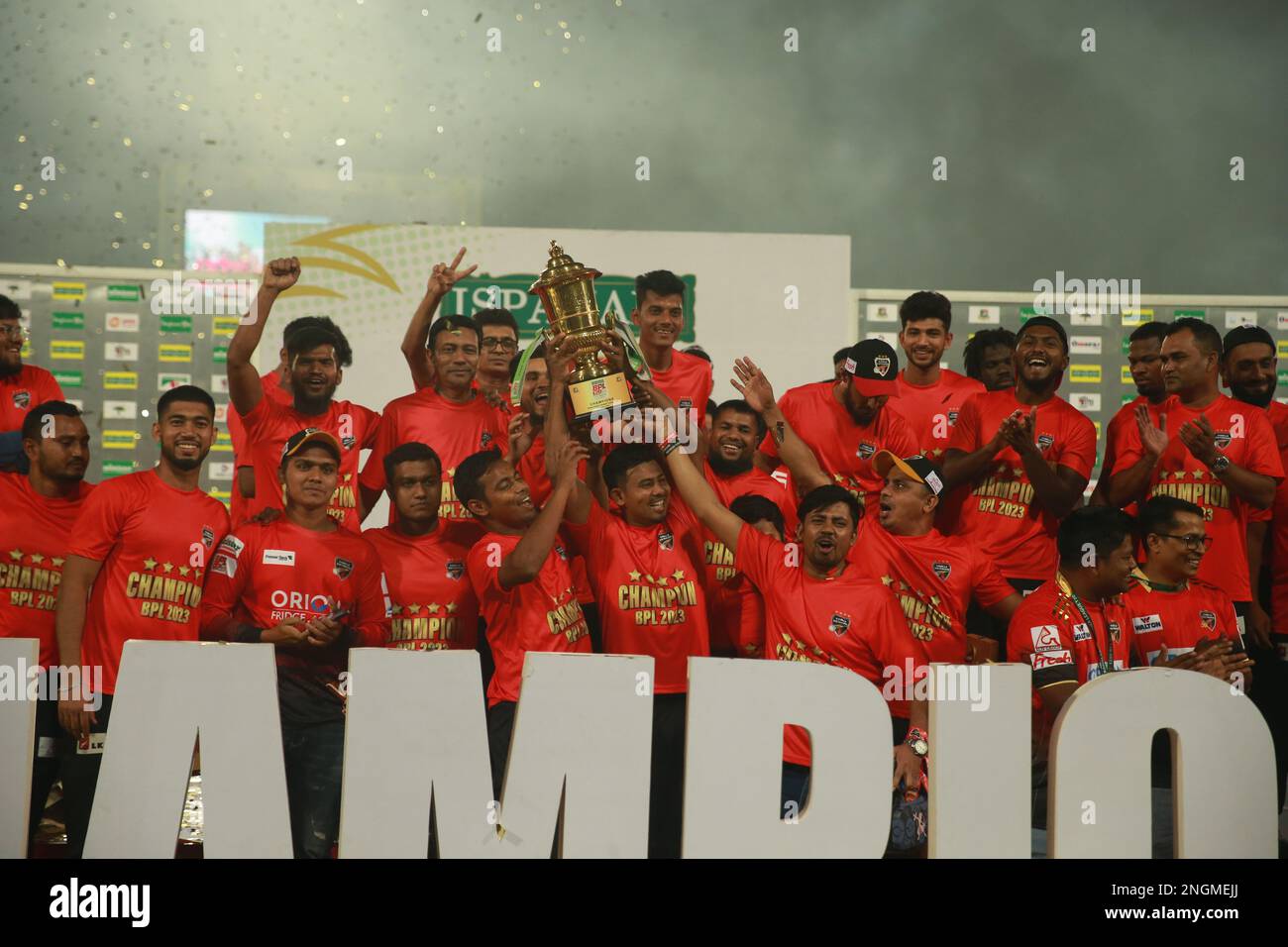 Bangladesh Premier League (BPL) incontro finale tra Cumilla Victorians ...