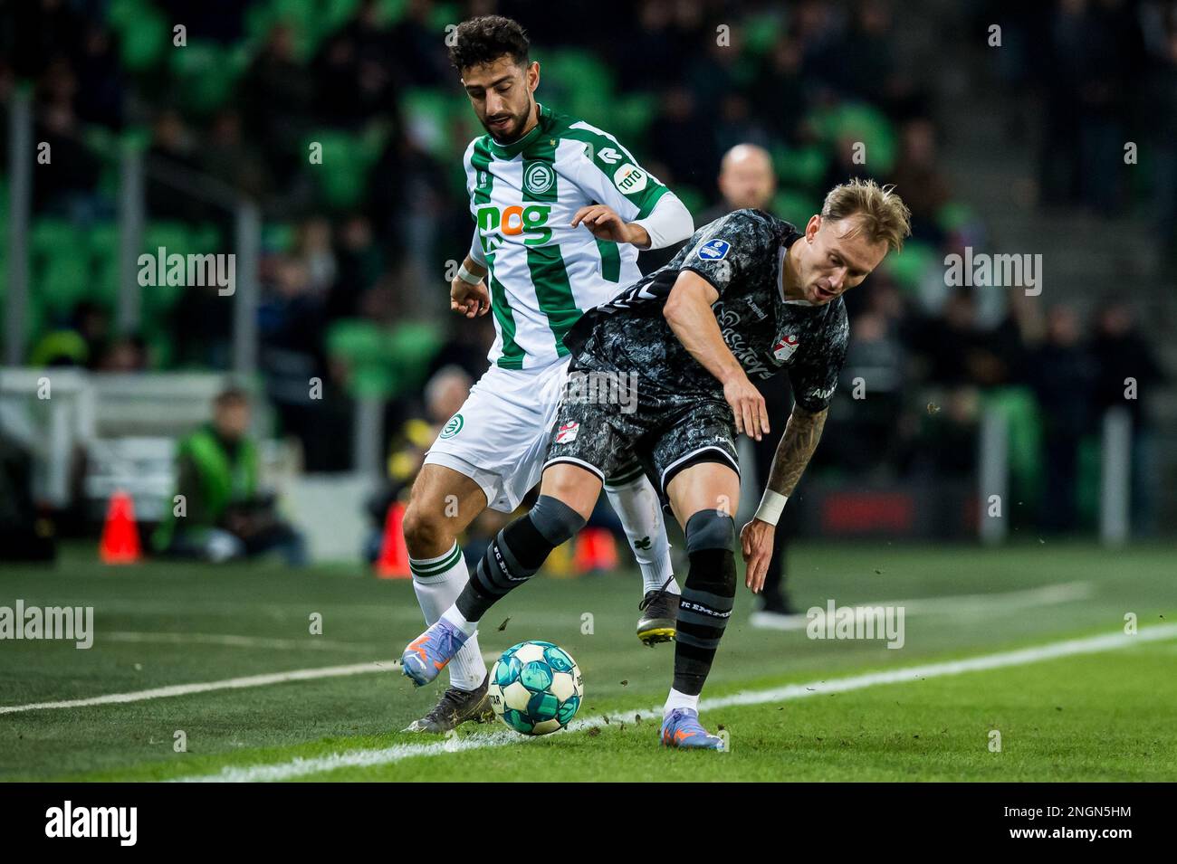 GRONINGEN - (lr) Daleho Irandust del FC Groningen, Mark Diemers del FC ... GRONINGEN - (lr) Daleho Irandust del FC Groningen, Mark Diemers del FC ...