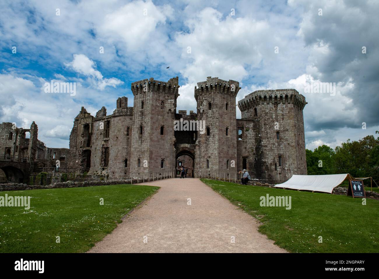 Castello raglan gallese immagini e fotografie stock ad alta risoluzione ...