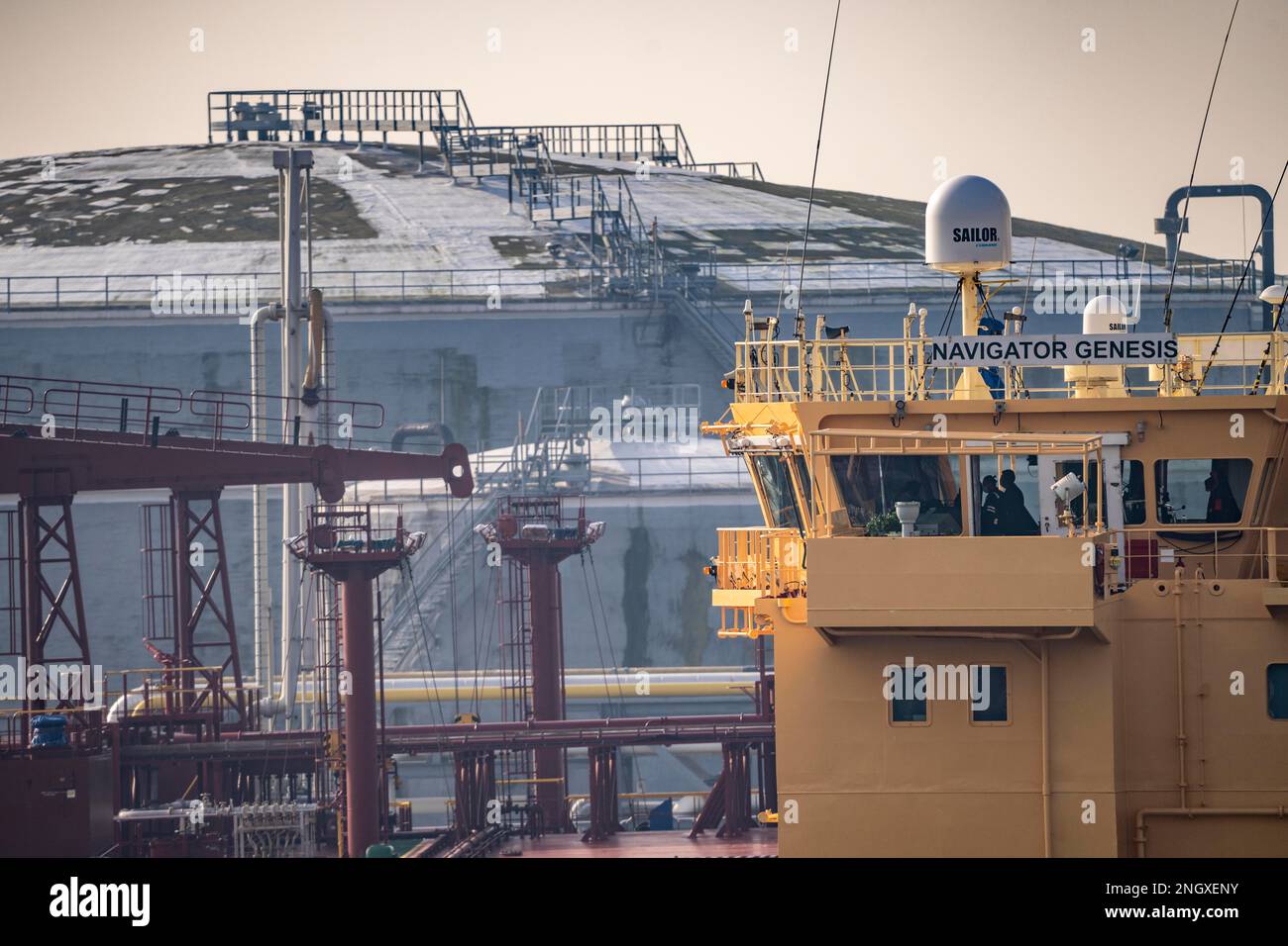 Petroliera GPL Navigator Genesis, gas di petrolio liquefatto, Autogas, Flüssiggas Transport, nel ...