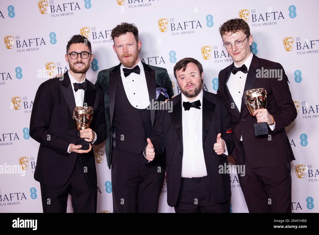 Tom Berkeley, from left, Seamus O'Hara, Pablo Pineda, and Ross White ...
