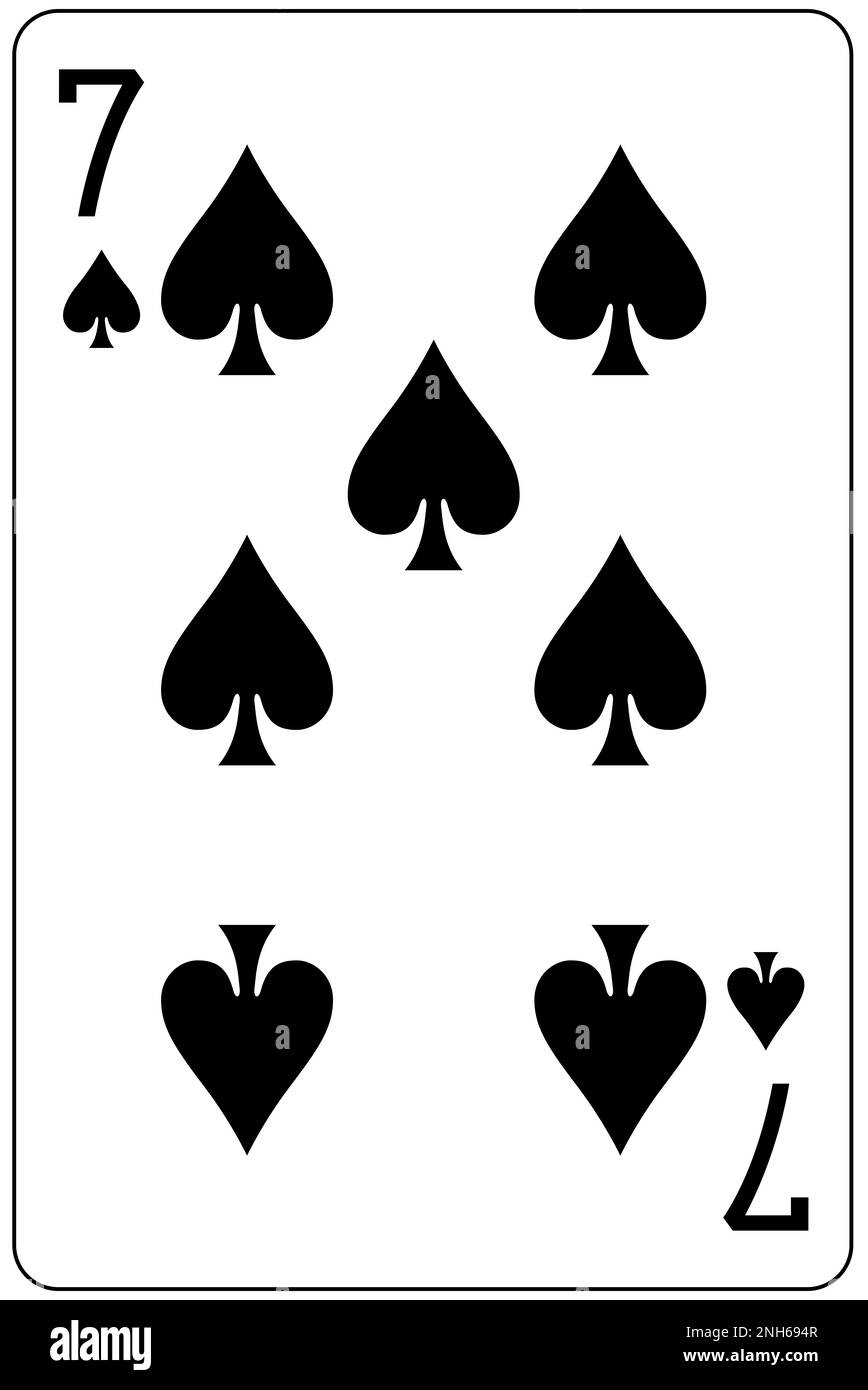 7 of spades immagini e fotografie stock ad alta risoluzione - Alamy