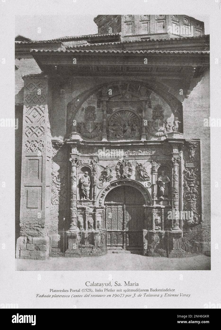 Chiesa di santa maria la mayor a calatayud immagini e fotografie stock ...