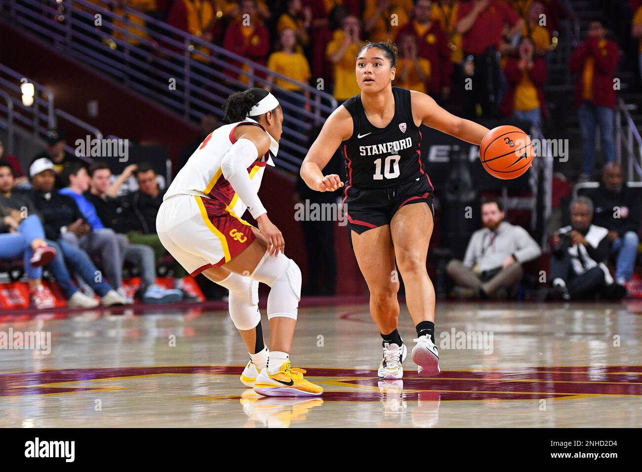 LOS ANGELES, CA - JANUARY 15: Stanford Cardinal guard Talana Lepolo (10 ...