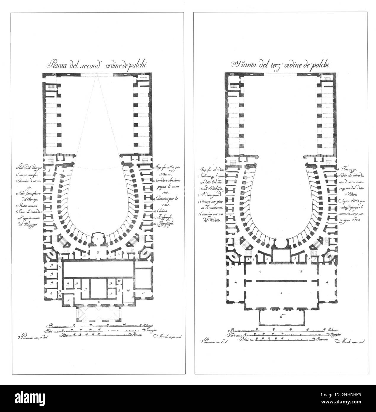 Il projet del TEATRO ALLA SCALA di Milano dell'architetto GIUSEPPE ...