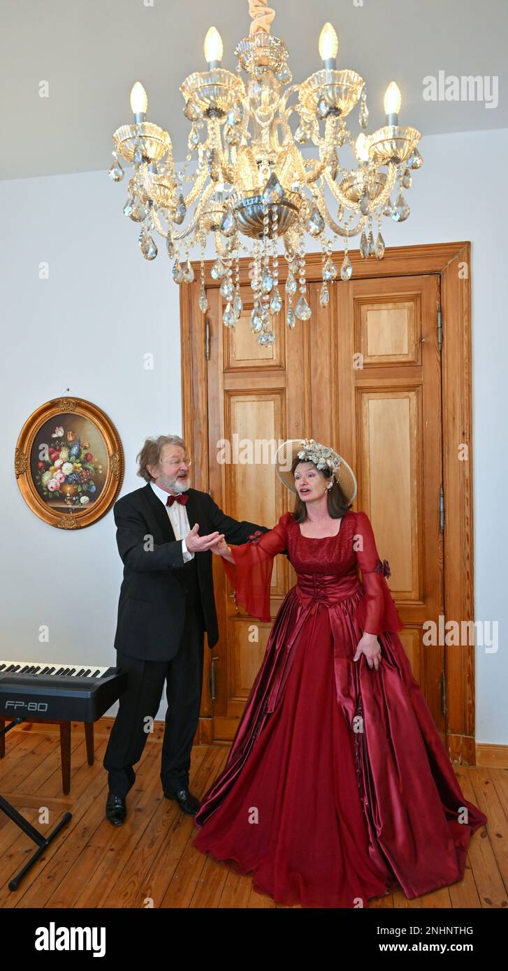 Falkenberg, Germania. 13th Feb, 2023. Inna e Gunter Wurell, cantanti d ...