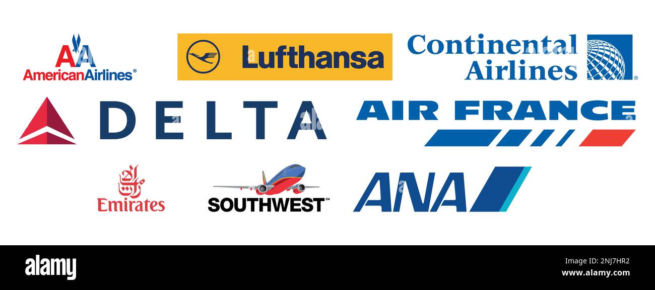 Compagnie aeree di livello Immagini Vettoriali Stock - Alamy