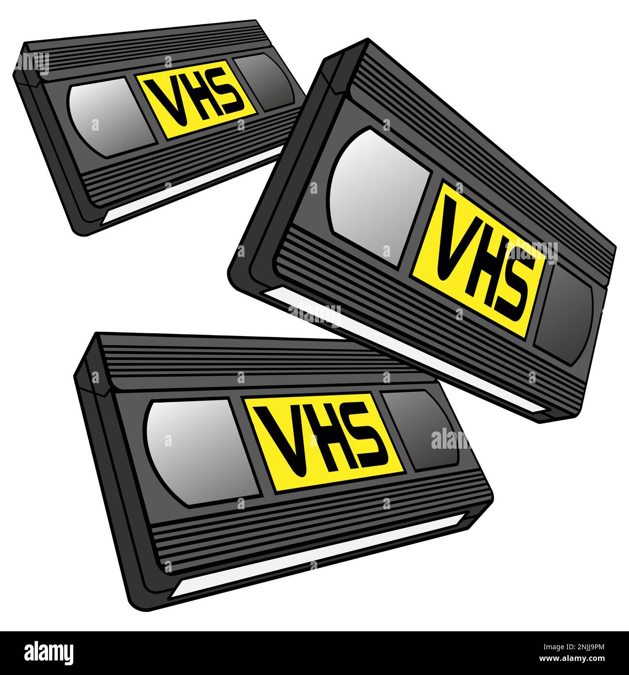 Vhs tapes Immagini Vettoriali Stock - Alamy