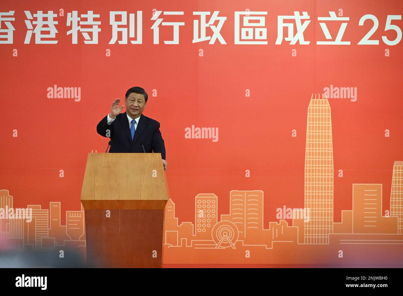 Chinas President Xi Jinping Delivers A Speech After Arriving For The