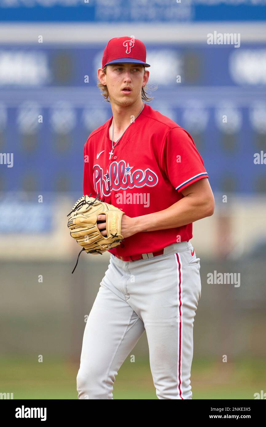 Philadelphia Phillies pitcher Ben Brown (46) during MiLB Spring ...