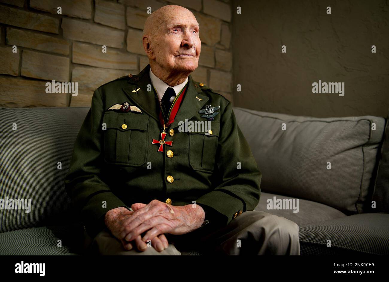 FILE - Gail Halvorsen, also know as the "Candy Bomber", poses for a ...