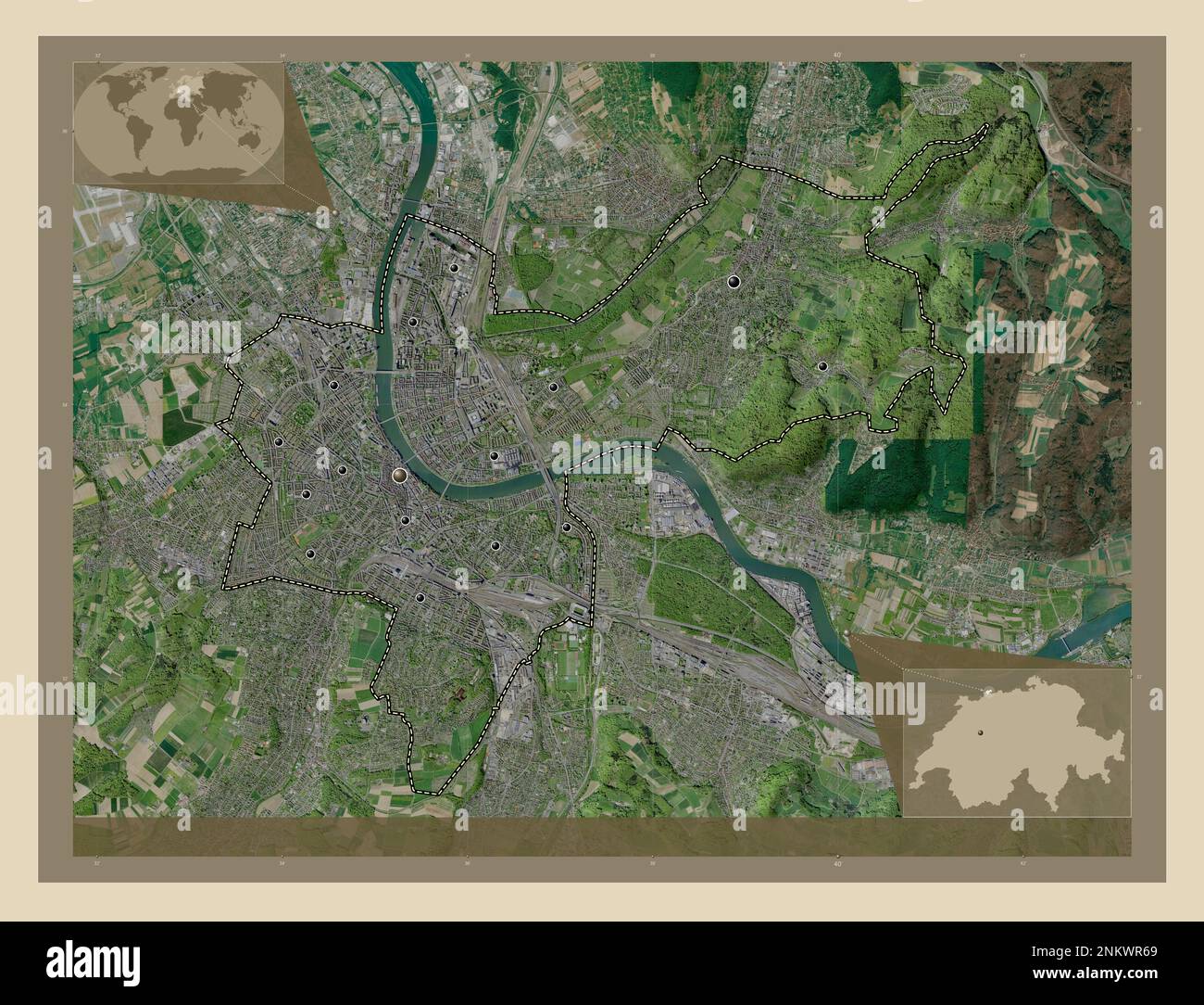 Mappa di basel stadt immagini e fotografie stock ad alta risoluzione ...