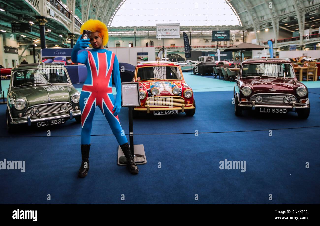 Union jack una volta con i beatles mini immagini e fotografie stock ad ...