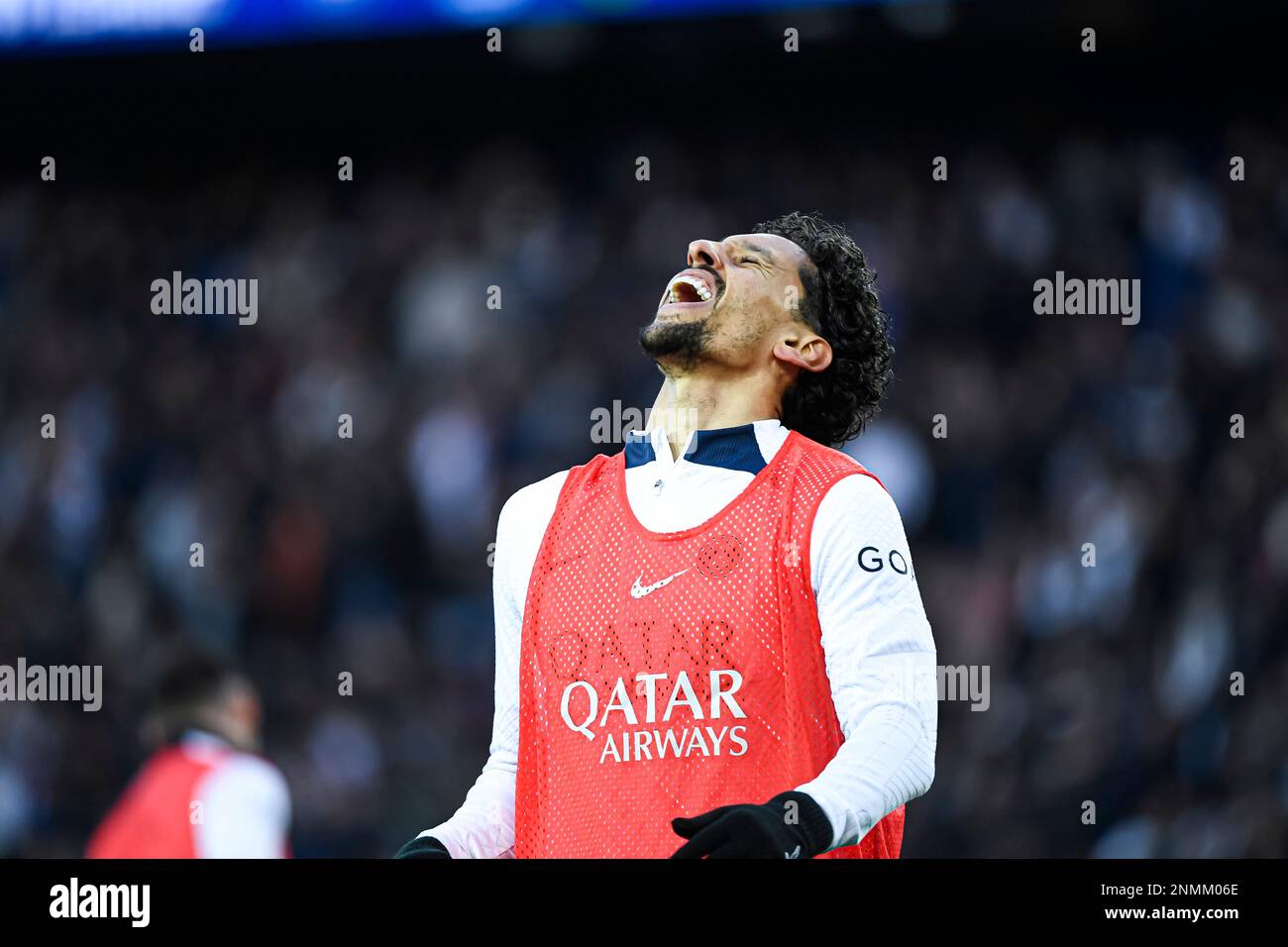 Marquinhos (Marcos Aoas Correa) durante la formazione pubblica della ...