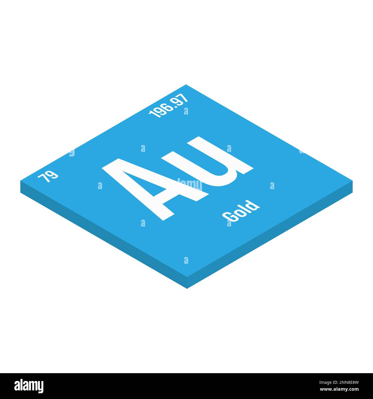 Gallio, GA, elemento tavola periodica con nome, simbolo, numero atomico ...