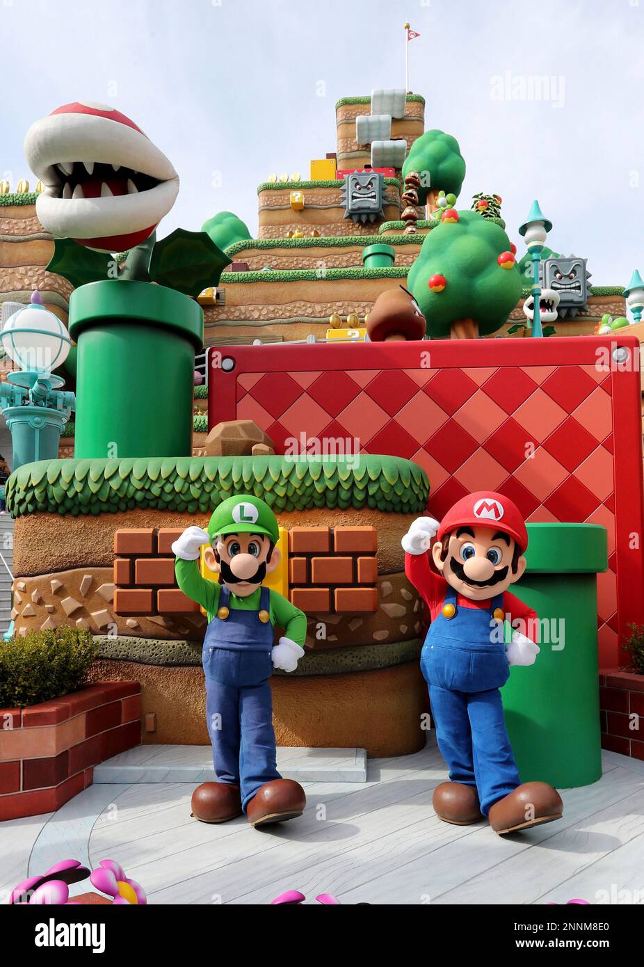 Universal Studios Japan (USJ) unveils Super Nintendo World during a ...