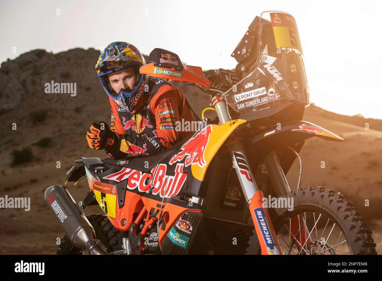 Former Dakar Rally champions Toby Price, Sam Sunderland and Matthias ...