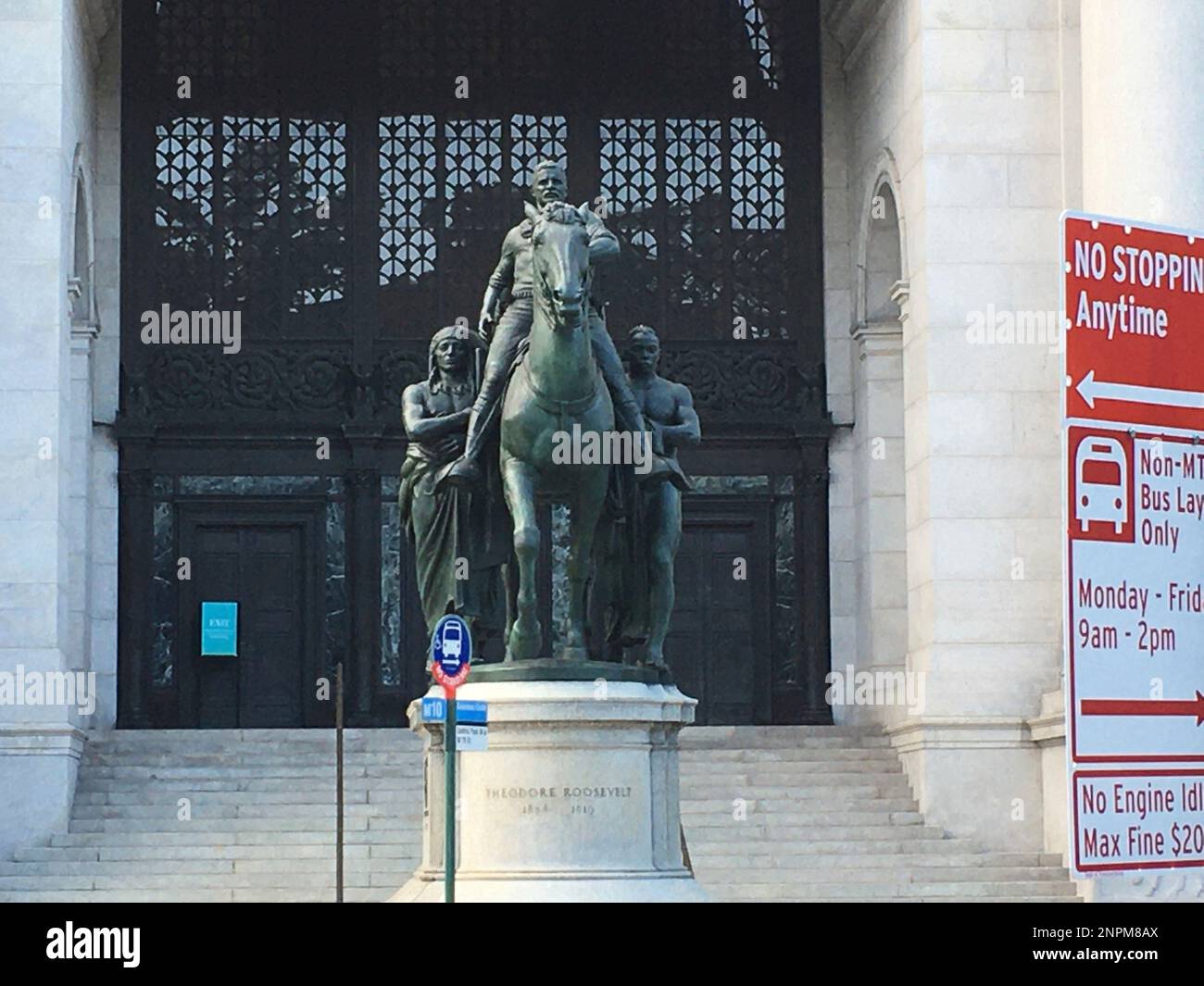 Photo by: STRF/STAR MAX/IPx 2020 8/17/20 The Statue of Theodore Roosevelt at The Museum of ...