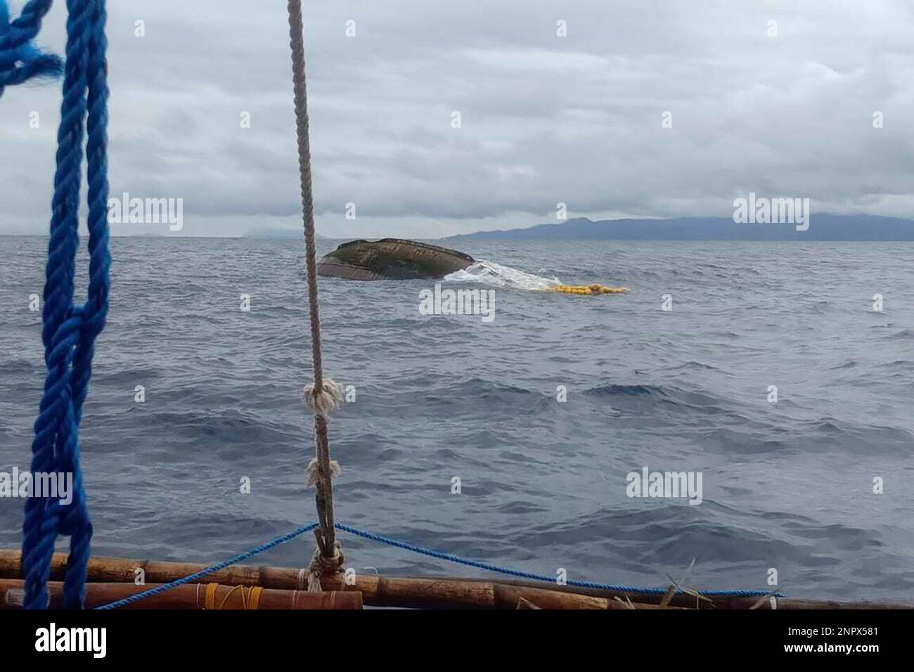 This June 28, 2020, photo provided by the Philippine Coast Guard, shows ...