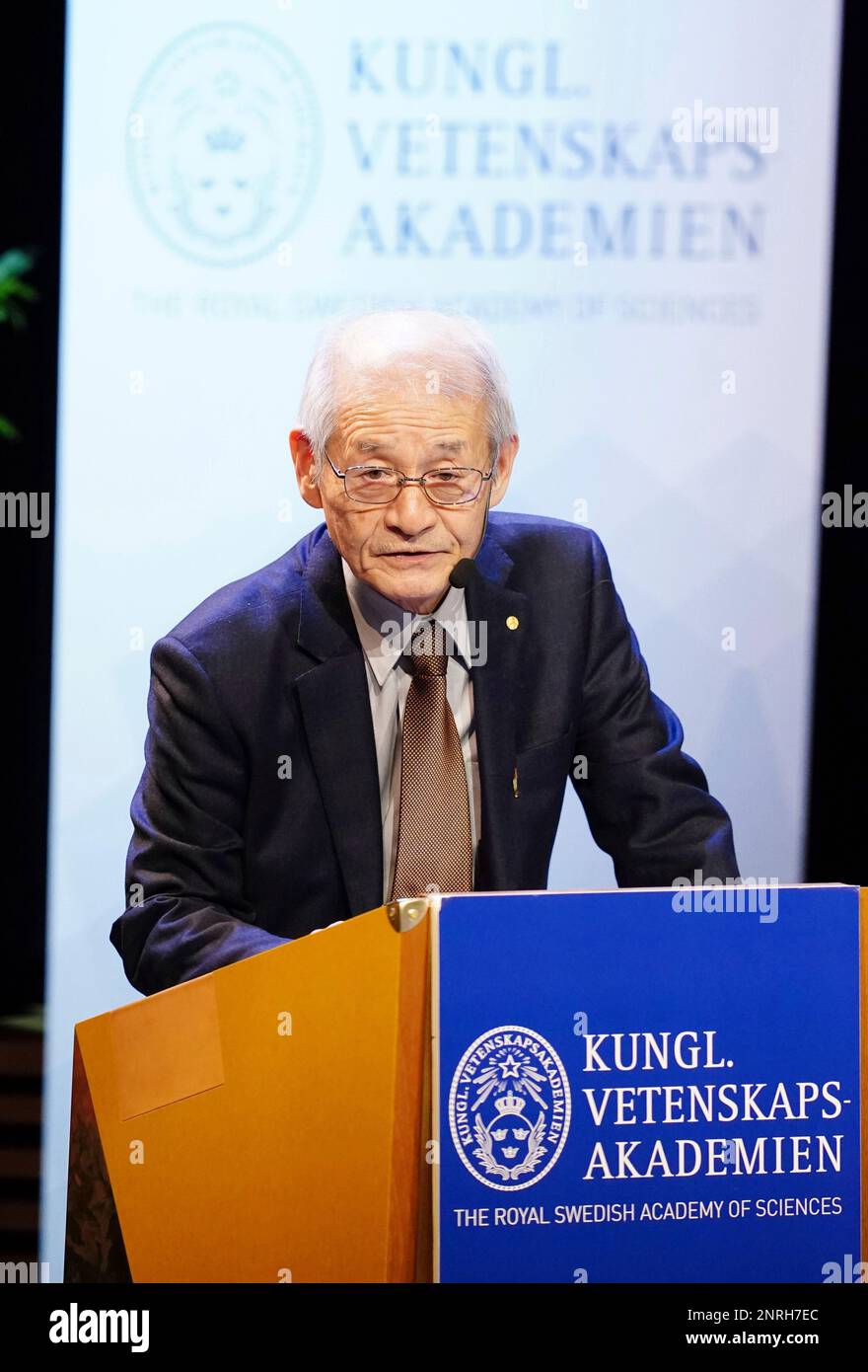 Japanese scientist Akira Yoshino, one of the three winners of 2019 ...