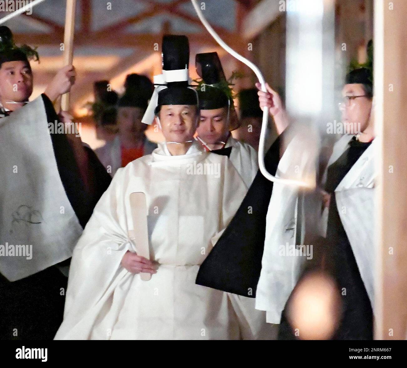 Japan's Emperor Naruhito goes to Sukiden to attend Daijosai thanks ...