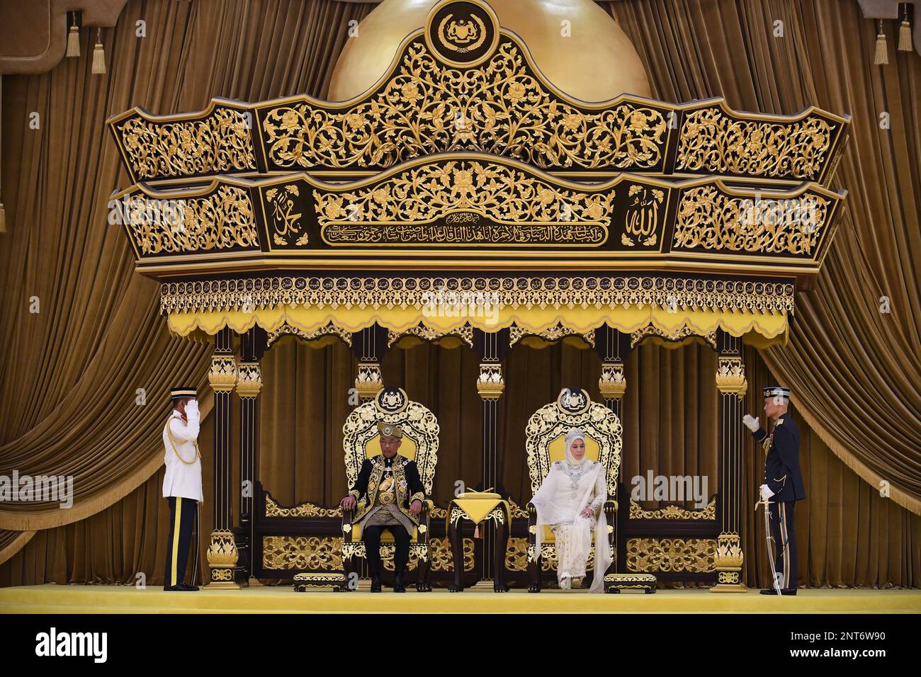 In this photo released by Malaysia's Department of Information ...