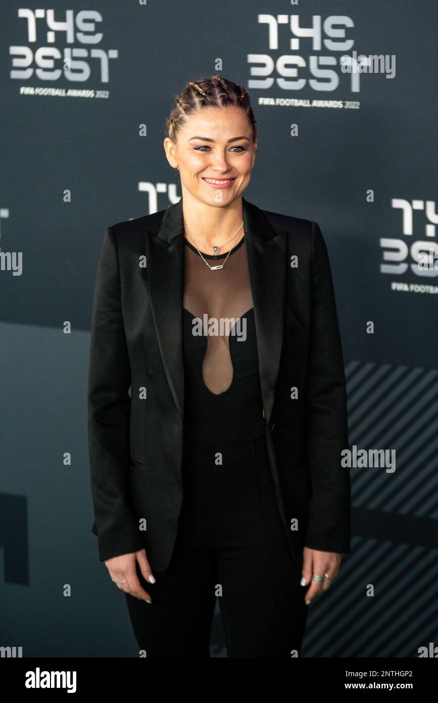 Laure Boulleau durante i migliori FIFA Football Awards 2022 il 27 ...