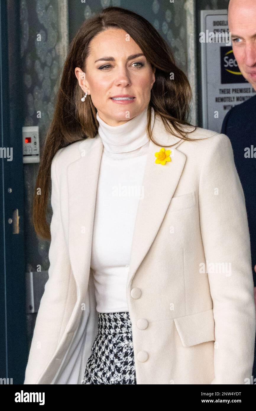 Port Talbot, Regno Unito - 28 Feb 2023, Catherine, Kate Middleton ...