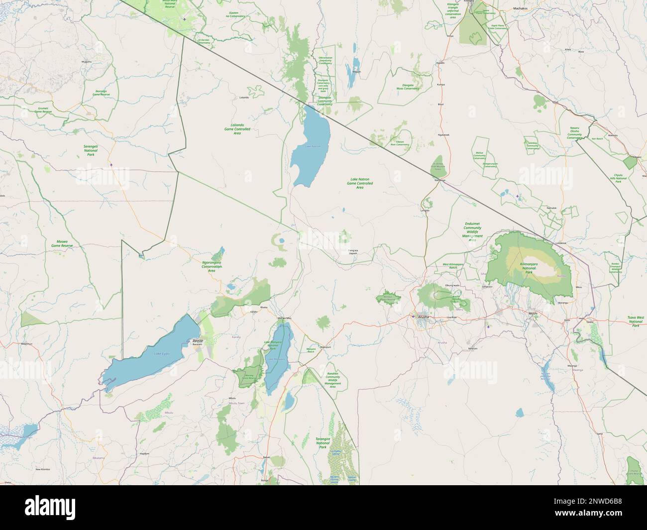 Africa tanzania map arusha immagini e fotografie stock ad alta ...