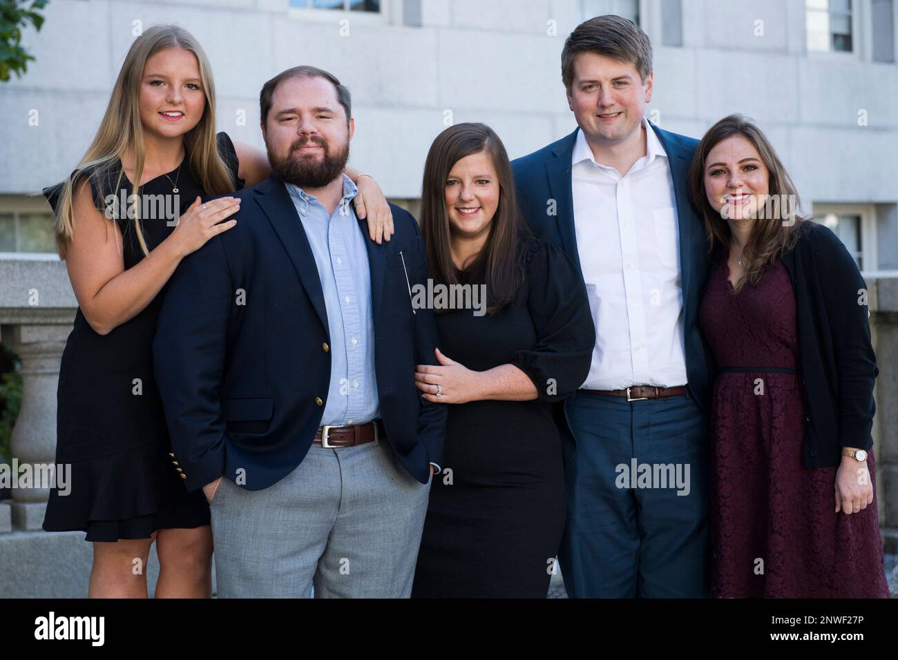 UNITED STATES - OCTOBER 25: Siblings from left, Angela Hervig, Daniel ...