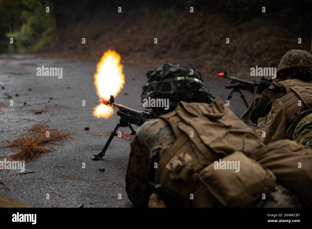 STATI UNITI Il corpo marino CPL. Jacob Beck, un operatore di trasporto ...