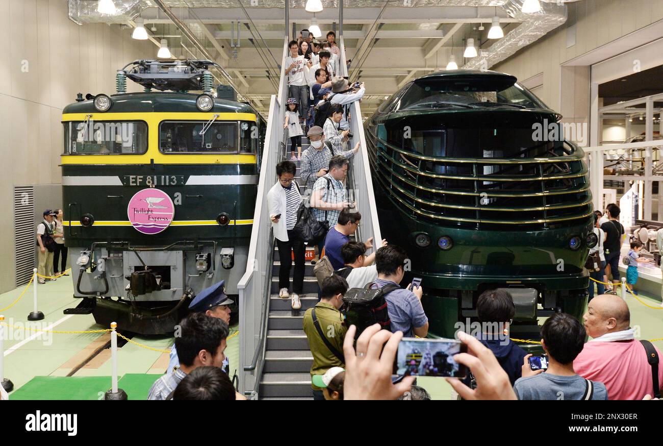 Former Twilight Express that retired in 2015 (L) and Twilight Express ...