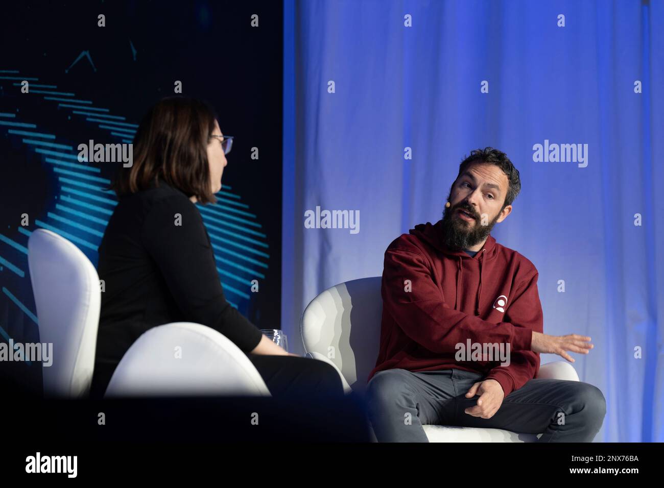 Factorial CEO Jordi Romero and TechCrunch's daily TechCrunch reporter ...