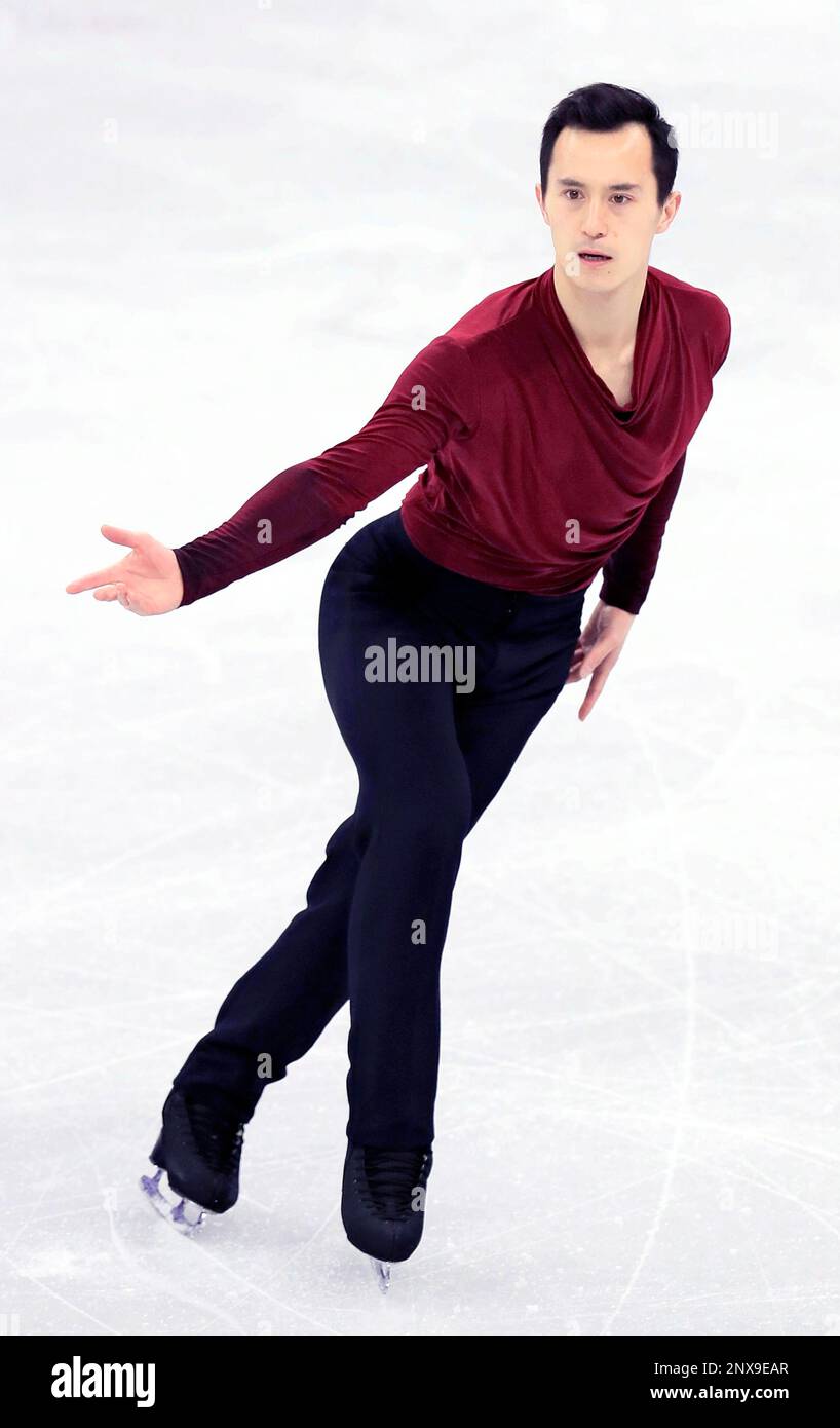 FILE: Canada's figure skater Patrick CHAN performs during men single ...