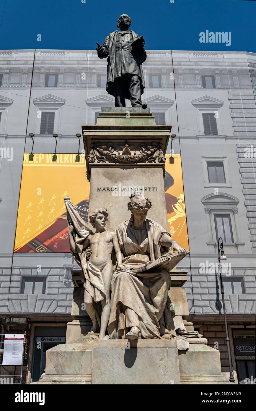 Statua di marco minghetti immagini e fotografie stock ad alta ...