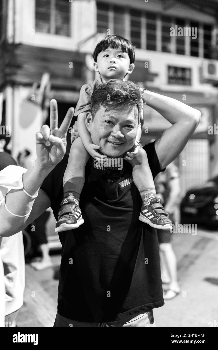 La celebrazione del tempio di Hiang Tian Shang ti (divinità del Nord) a ...